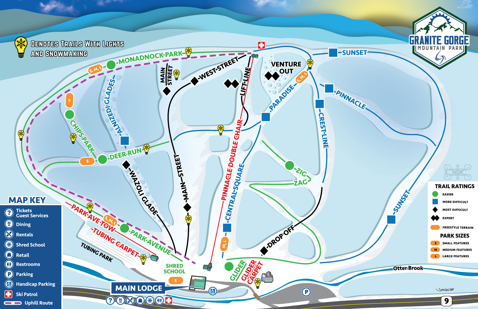 Trail Maps – Granite Gorge Mountain Park